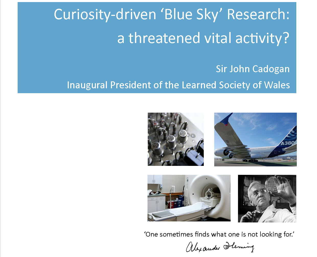Curiosity-driven Research: a threatened vital activity? - The Learned ...